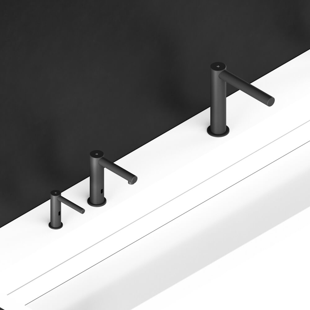 Robinet électronique R395 de Duten : fiche produit et informations techniques sur Materiaux.archi